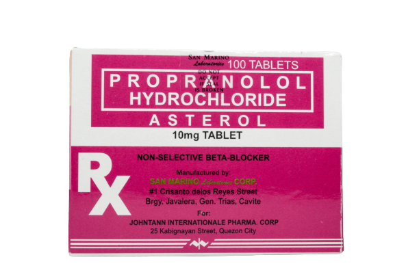 ASTEROL Propranolol Hydrochloride 10mg Tablet 100's price in the ...